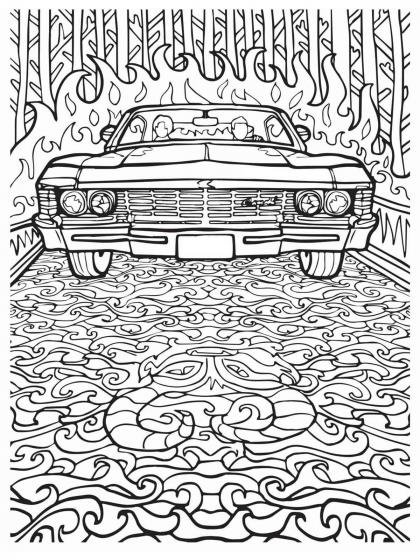 Car coloring pages for Adults