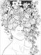 Flower Head coloring pages for Adults