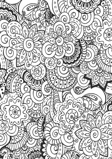 Patterns coloring pages for Adults