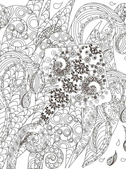 Ray coloring pages for Adults